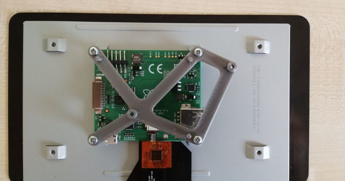 Raspberry Pi 7 Inch Touchscreen Adapter for Original Raspberry Pi 1B by ...