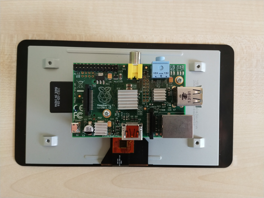 Raspberry Pi 7 Inch Touchscreen Adapter for Original Raspberry Pi 1B by ...