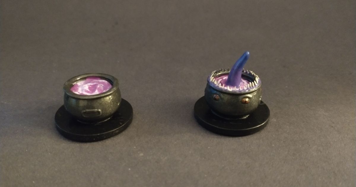 Cauldron Mimic Miniature by omnifarious905 | Download free STL model ...