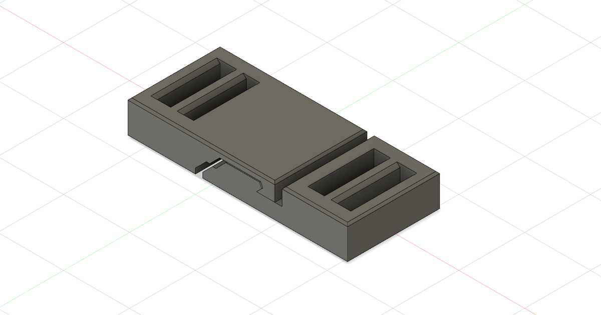 Magnetic Mask Clasp by OnyxHat | Download free STL model | Printables.com