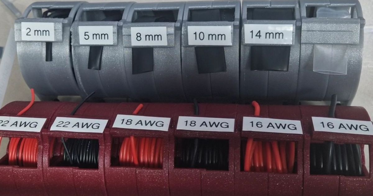 Cable Sorting Roll by DL | Download free STL model | Printables.com