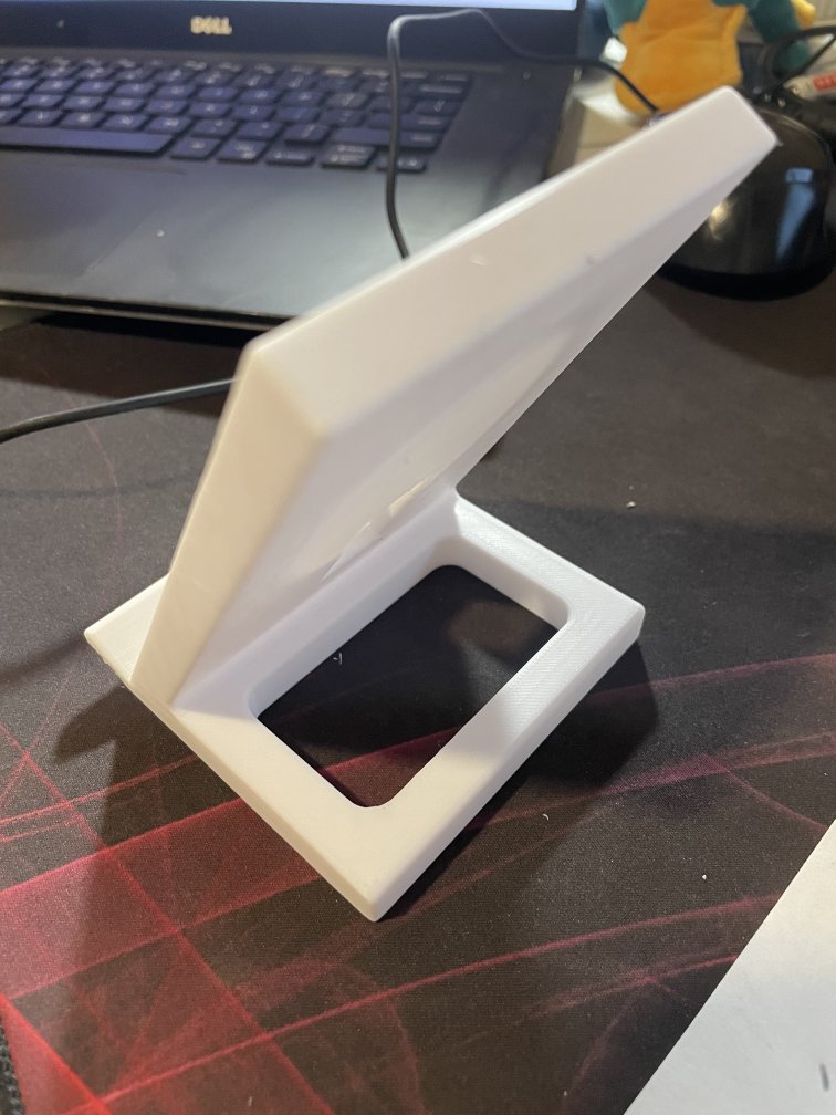 Phone Stand and Wireless Charger by arnmac | Download free STL model ...
