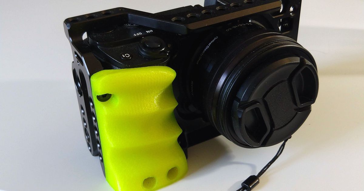 Smallrig Ergonomic Grip for Sony a6000/a6300/a6400 by makes_stuff ...