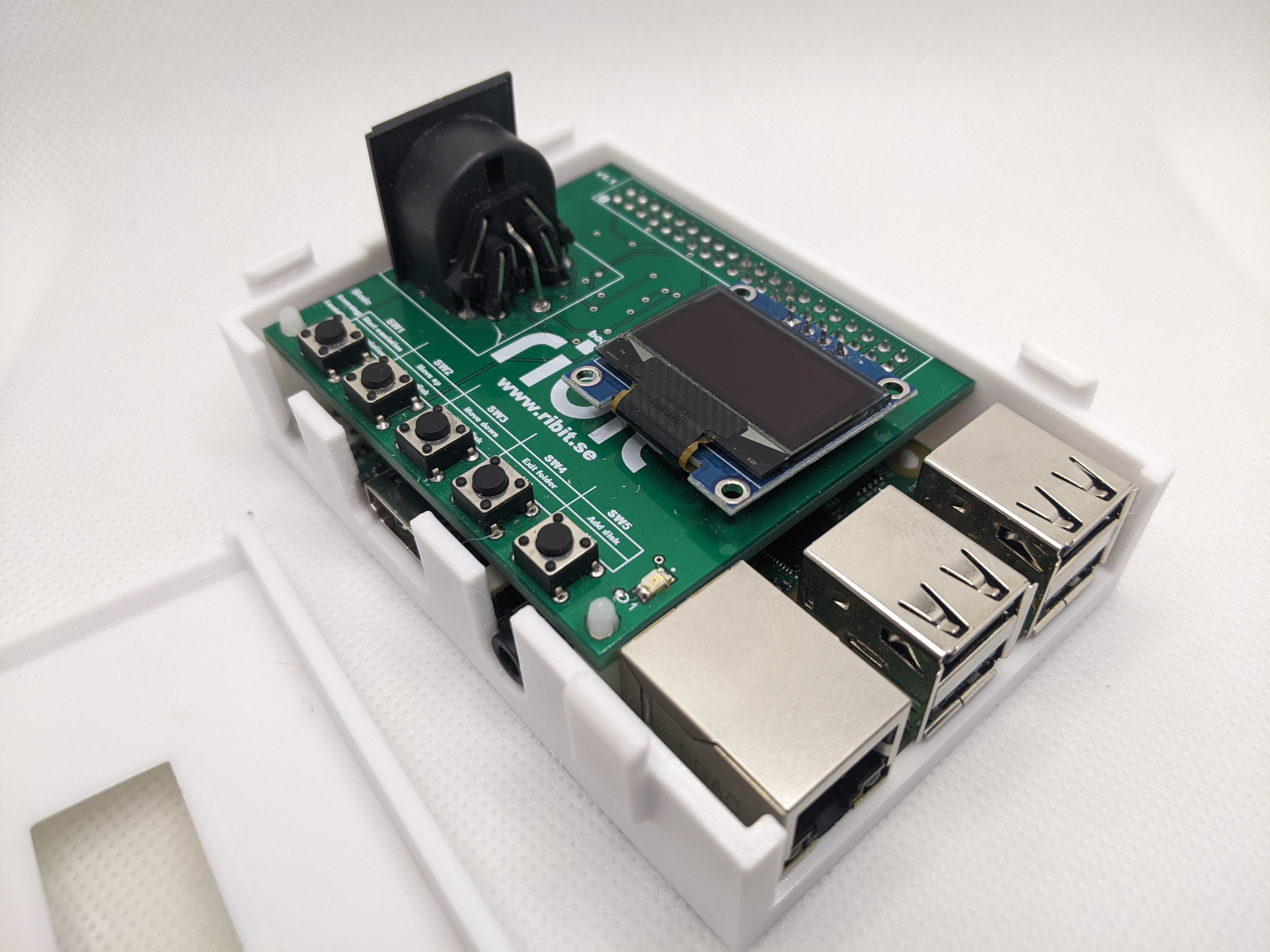 Case for Pi1541 Ribit hat by Shellgame | Download free STL model ...