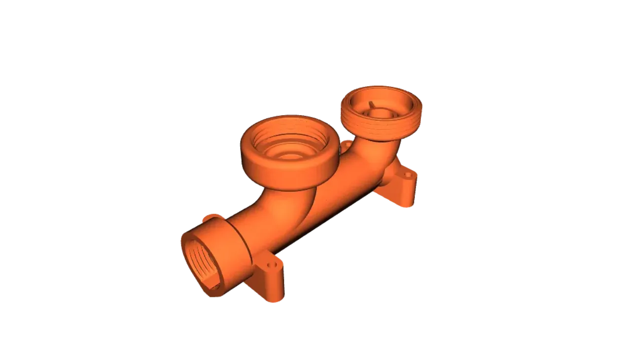 Hydraulic Ram Water Pump - WORKING by hopping3d | Download free STL model | Printables.com
