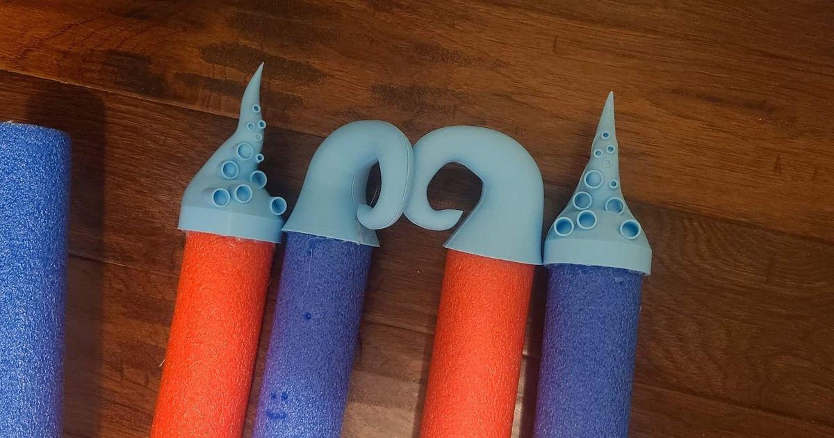 Octopus tentacle tips by abhebner | Download free STL model ...