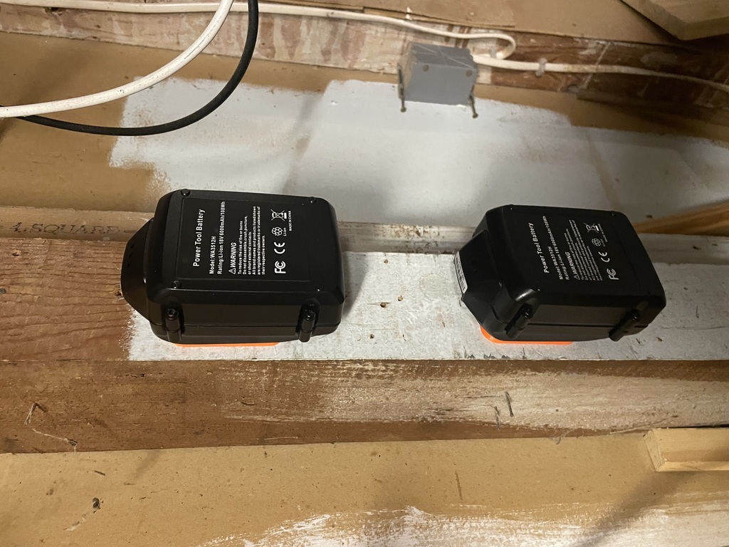 WORX PowerShare 6-pin 20v battery holder/mount by Nem | Download free ...