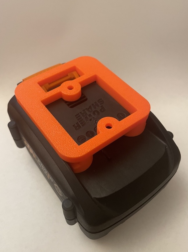 Worx Powershare 6 Pin 20v Battery Holder Mount By Nem Download Free