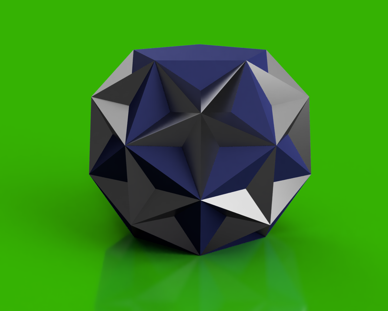 Star Dodecahedron (Solid or Vase Mode) by Spool Designs | Download free ...
