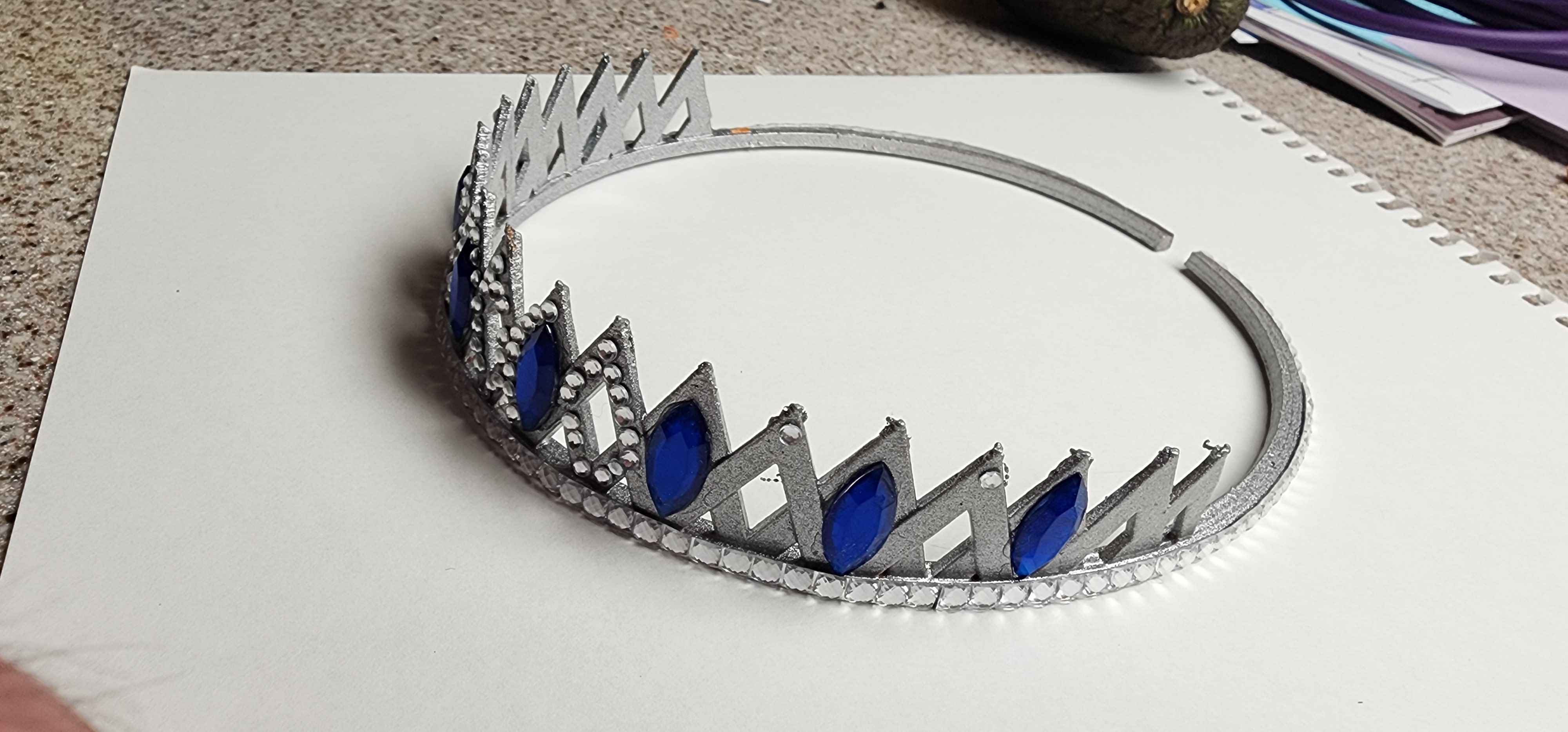 Queen Crown von Wallace3D | Kostenloses STL-Modell herunterladen ...