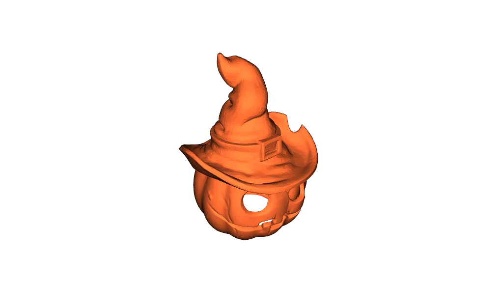 Pumpkin snap on witches hat (With new stl) by Robert-HV | Download free ...