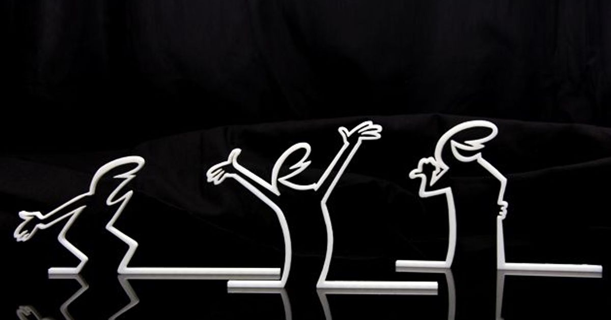 La linea di Cavandoli (The Line) by DREIDK | Download free STL model ...