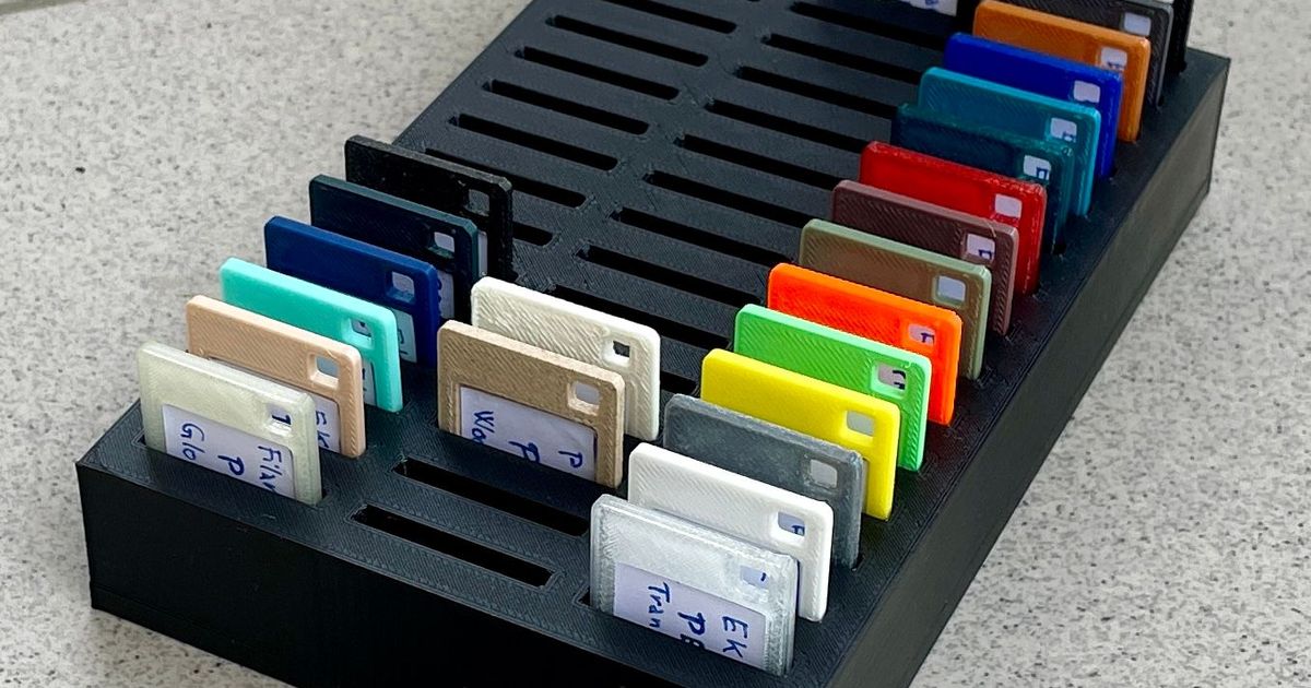 Sockets for filament samples by Lubos | Download free STL model ...