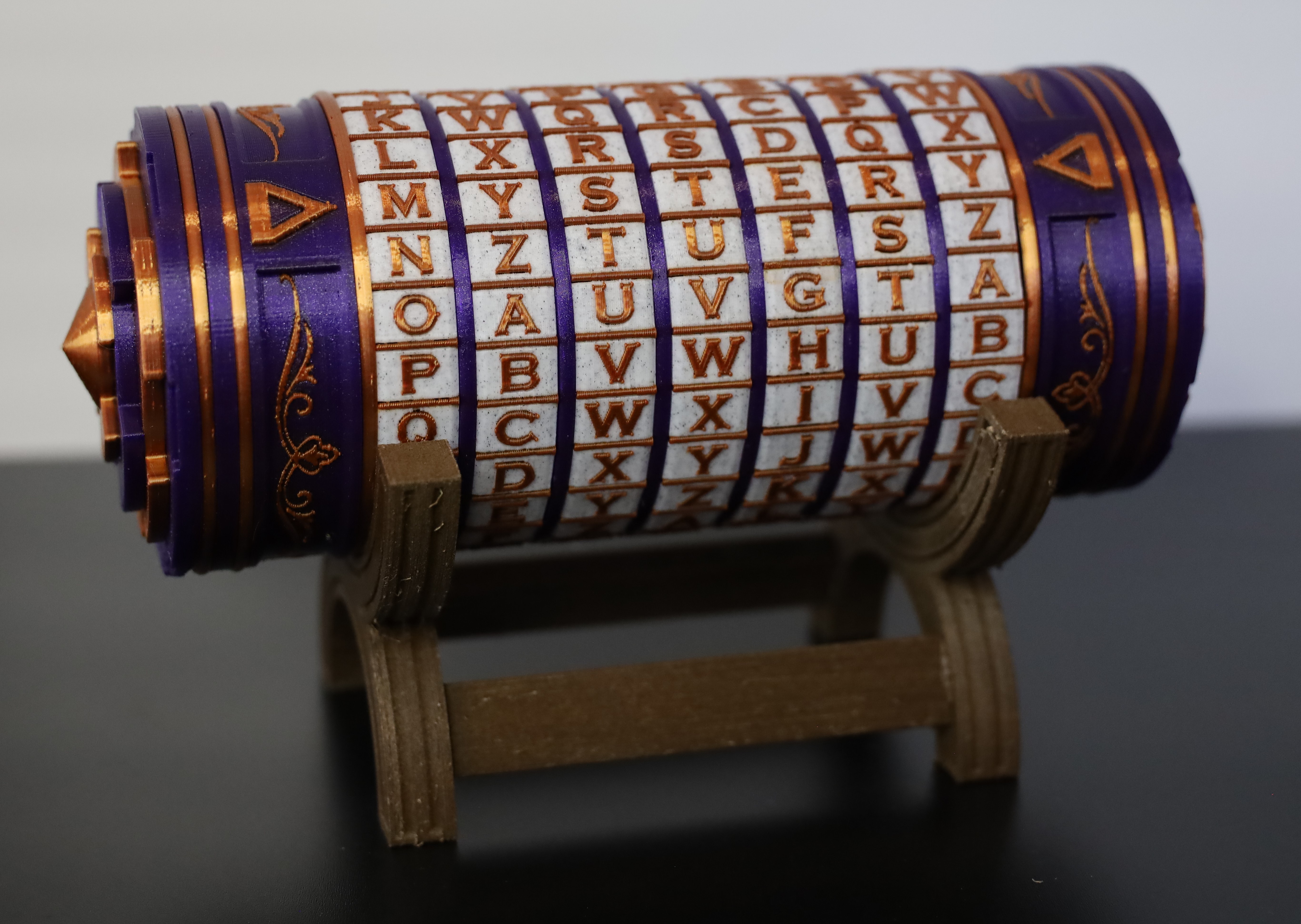 Cryptex (5, 6, 7, 8 or 10 letter wheels) by Cees | Download free STL ...