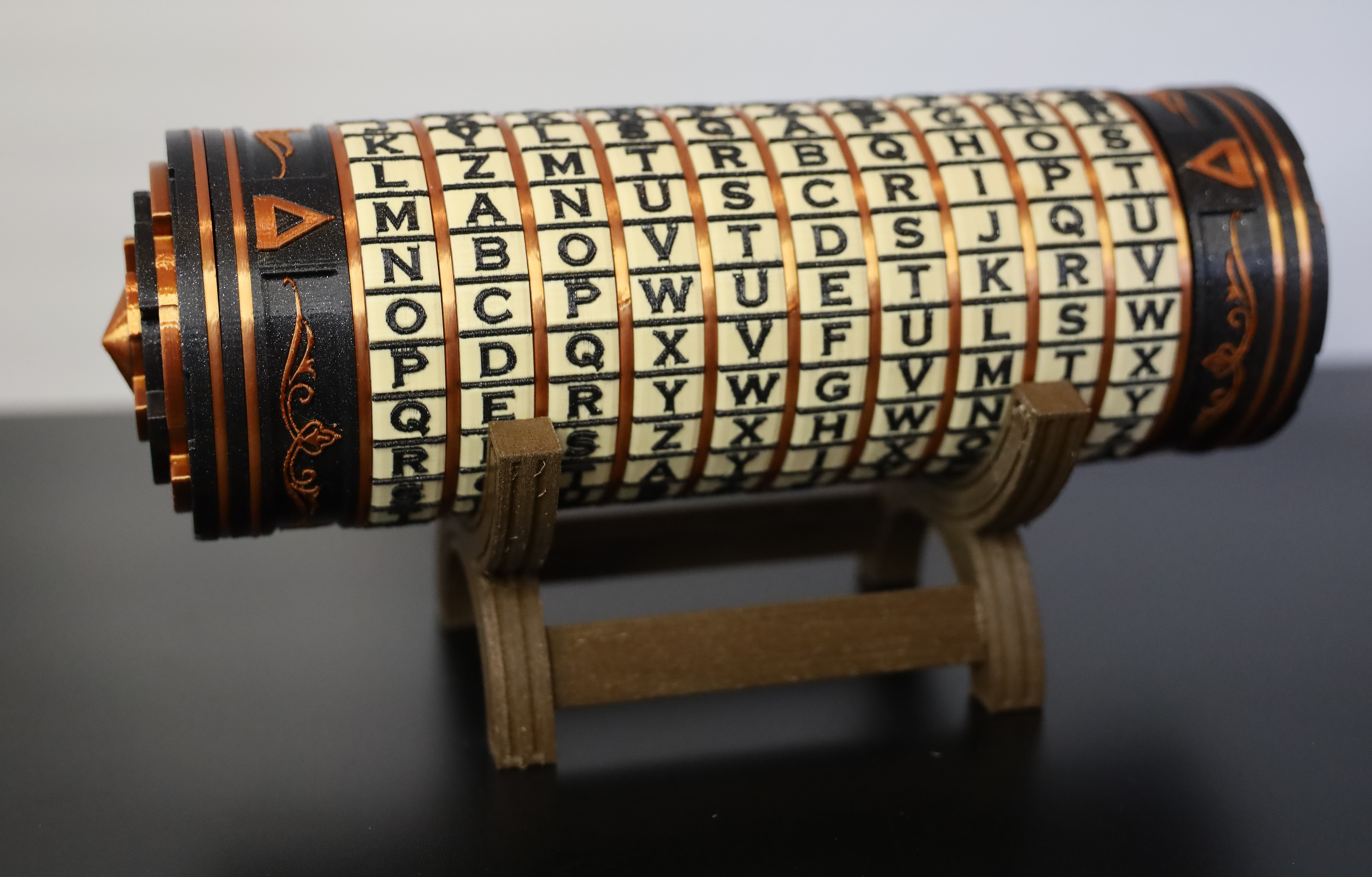 Cryptex (5, 6, 7, 8 or 10 letter wheels) by Cees | Download free STL ...