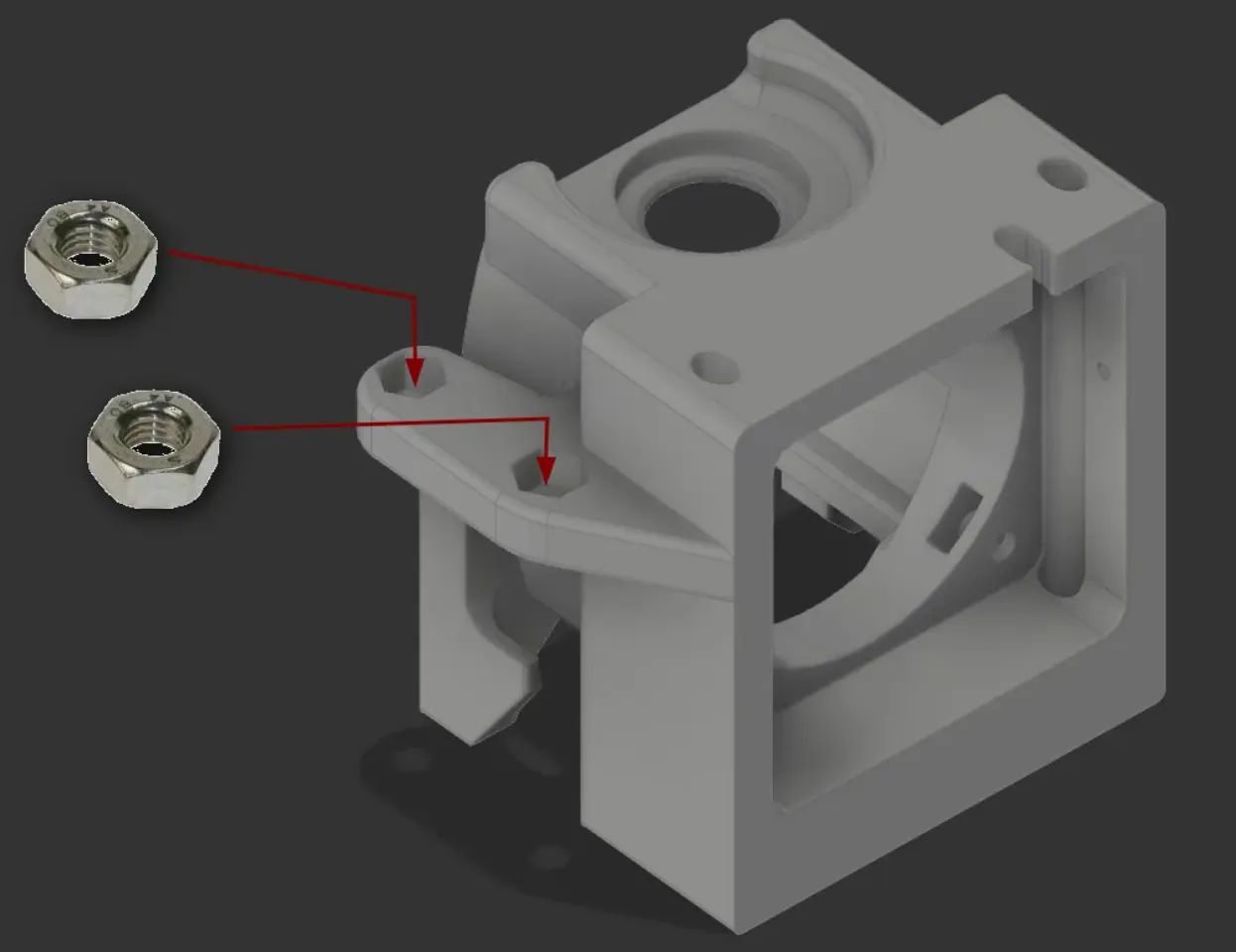 Creality Spider Hotend Adapter by 8uperm4n | Download free STL model ...