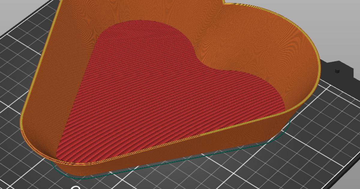 Miska ve tvaru srdce by Jensen | Download free STL model | Printables.com