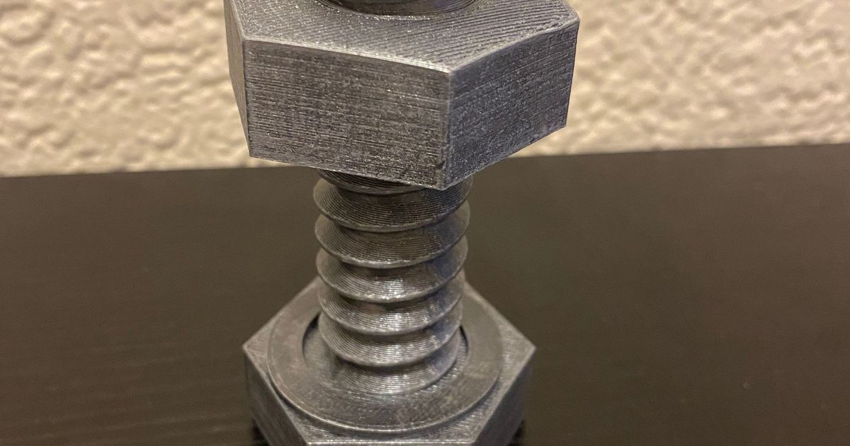 Bolt Puzzle by StickyRib | Download free STL model | Printables.com