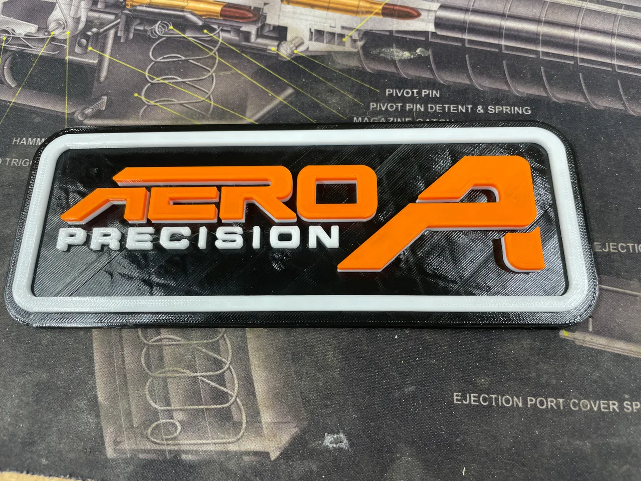 Aero Precision Logo by Disturbed Llama3D | Download free STL model ...