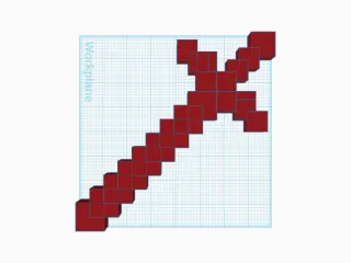 Minecraft Sword by Benjamin Shannon | Download free STL model ...