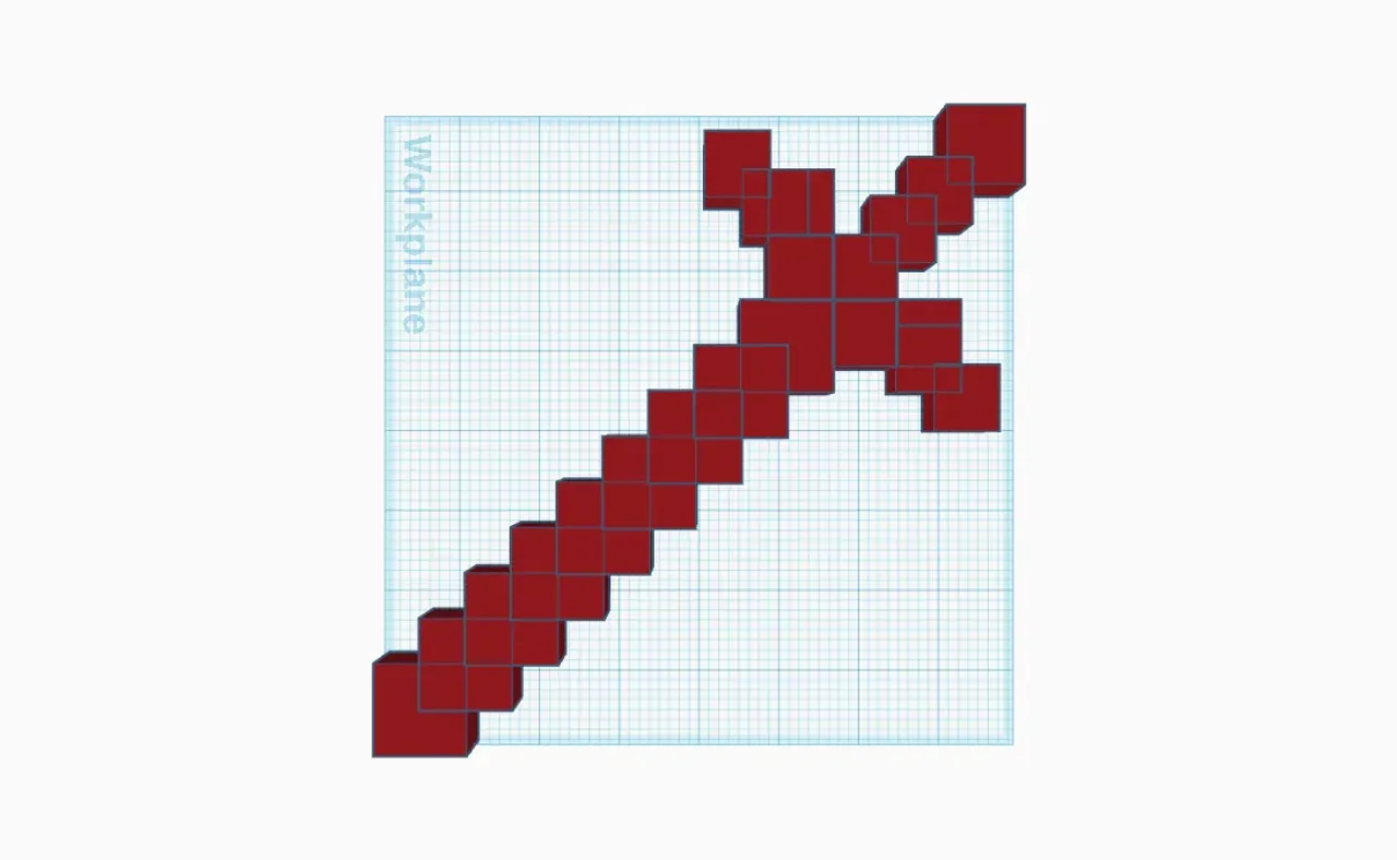 Minecraft Sword by Benjamin Shannon | Download free STL model ...