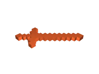 Minecraft Sword by Benjamin Shannon | Download free STL model ...