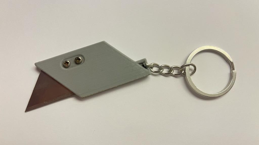 Utility Knife Key Chain by Arda Akgül | Download free STL model ...
