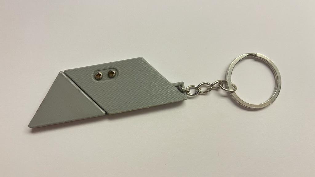 Utility Knife Key Chain by Arda Akgül | Download free STL model ...