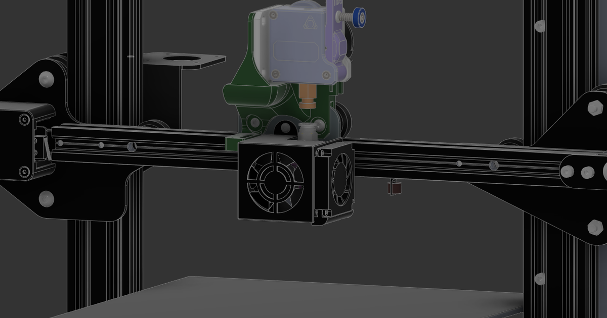 Triangle Lab TBG-lite DirectDrive mount for Ender 3 by EMAXX620 ...