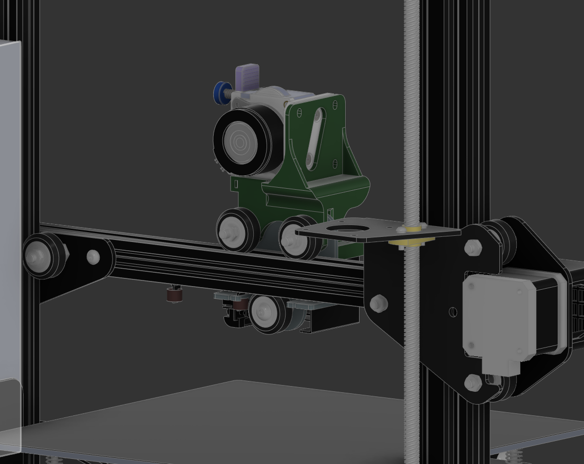 Triangle Lab TBG-lite DirectDrive mount for Ender 3 by EMAXX620 ...