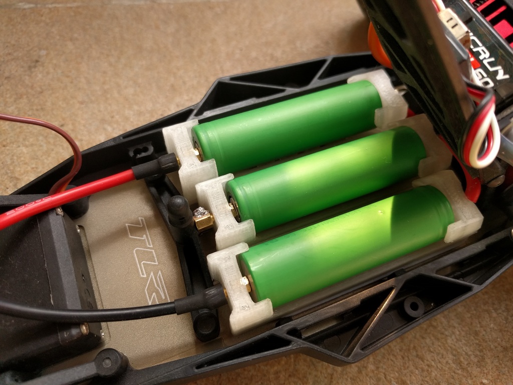 High current 18650/21700 holders with integrated spring by YXC ...