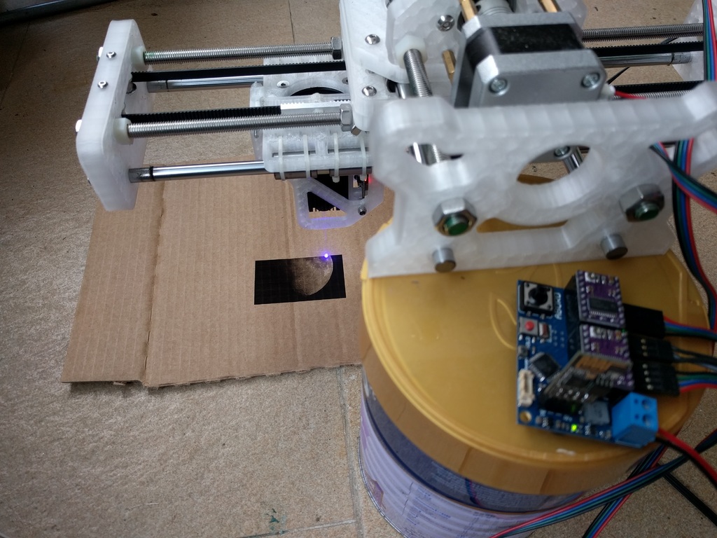 Folding laser engraver/cutter by YXC | Download free STL model | Printables.com