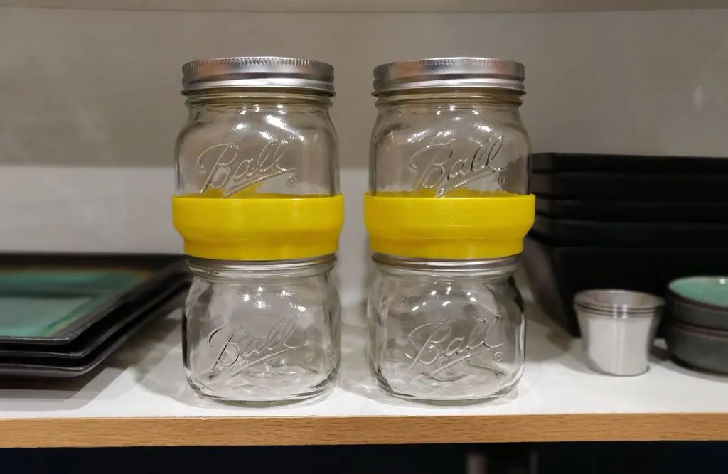 Ball Mason Jar Stacker by LittleDangerous | Download free STL model ...