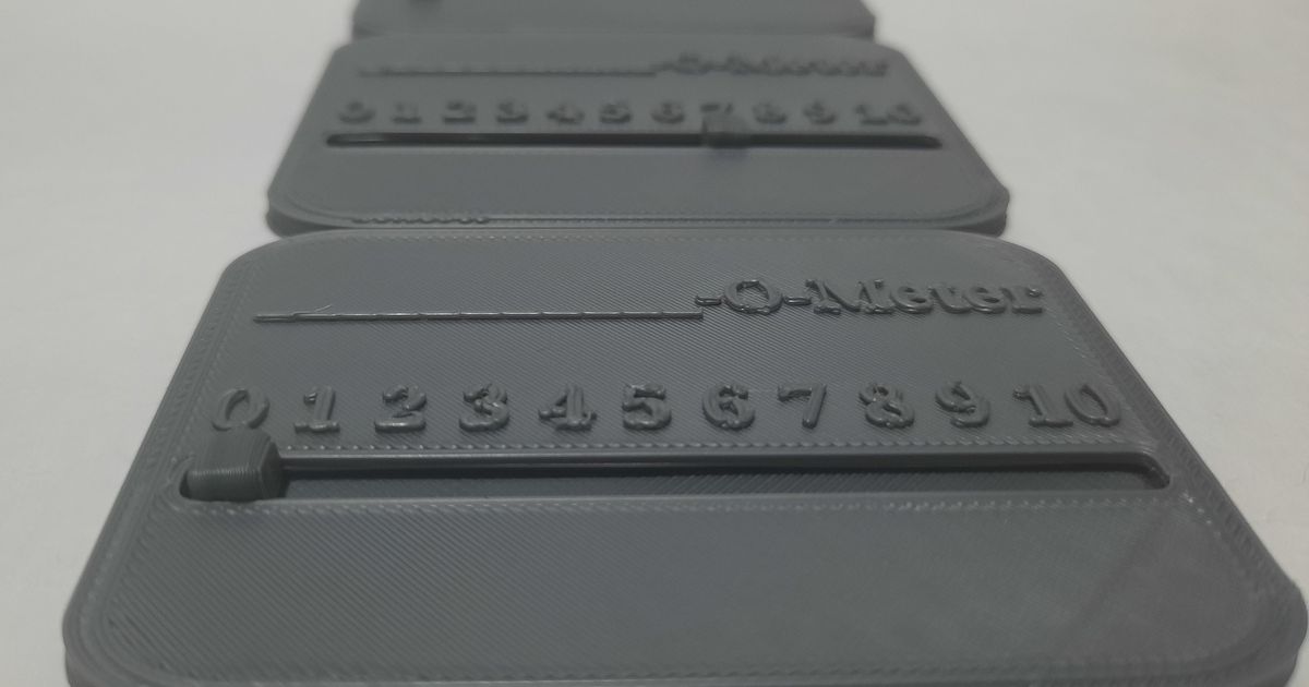 Blank-O-Meter by MadSciSlack | Download free STL model | Printables.com