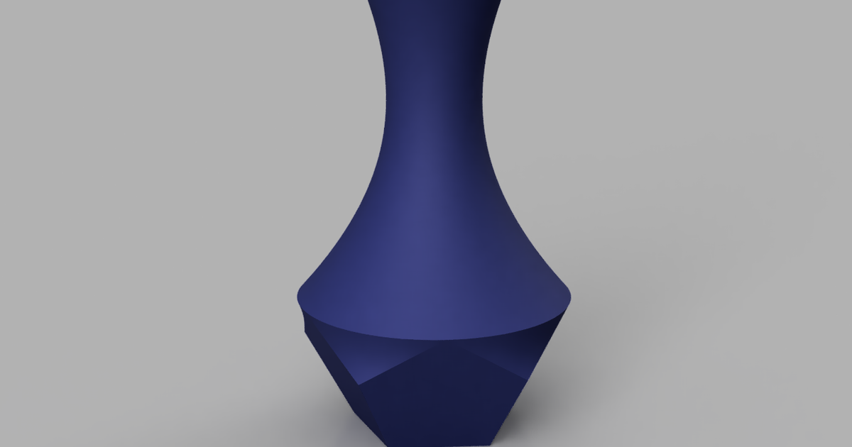 Pentagon Base Vase (Vase Mode) von Spool Designs | Kostenloses STL ...