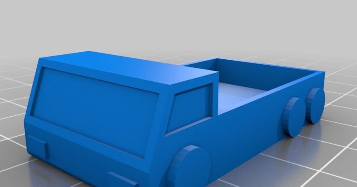 Very simple truck by MiloshCZ | Download free STL model | Printables.com