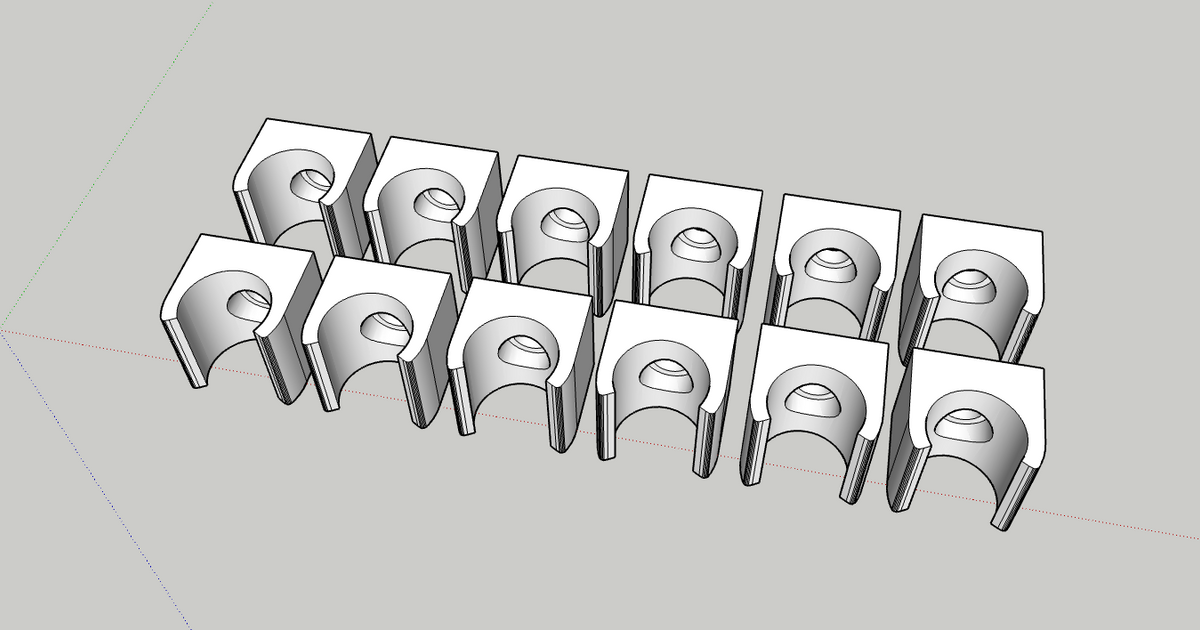 Power cable support - 11.6 mm (cable diameter) by Cristi | Download ...