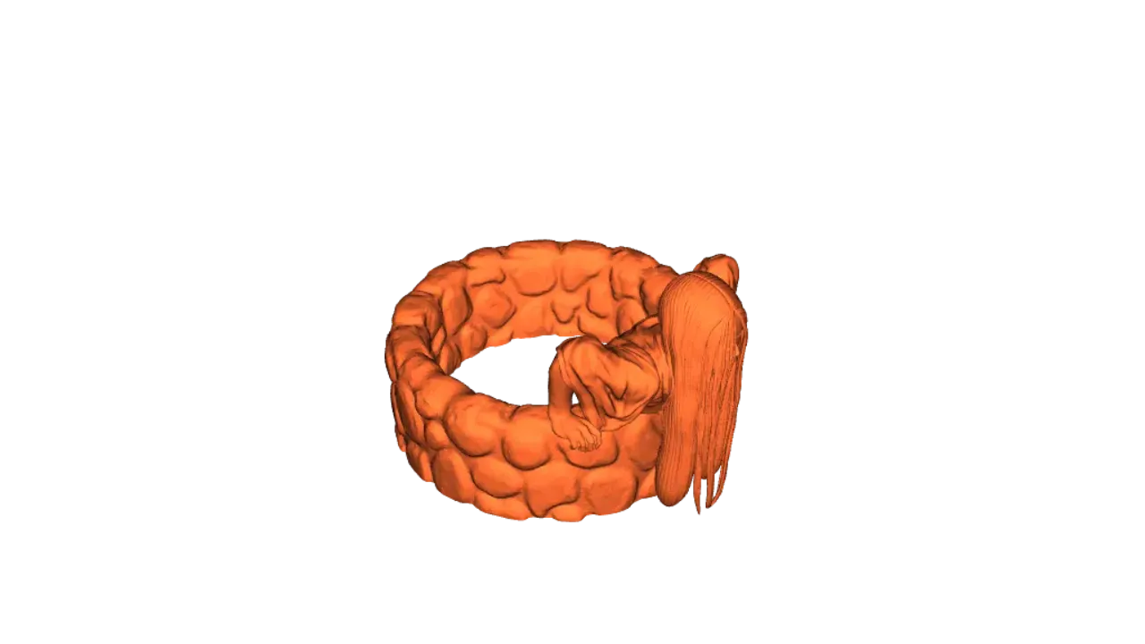 Sadako and well by welbot | Download free STL model | Printables.com