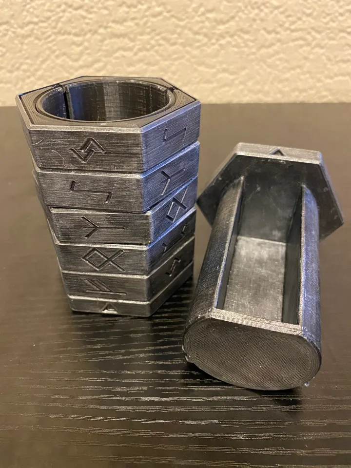 Rune Code Box (Dice Code Box Mod) by StickyRib | Download free STL ...