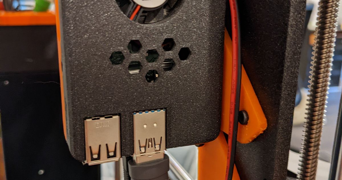 Raspberry Pi 4 - OctoPrint Prusa Raised Mount (MK3/MK3S) by Jessi Rae | Download free STL model ...