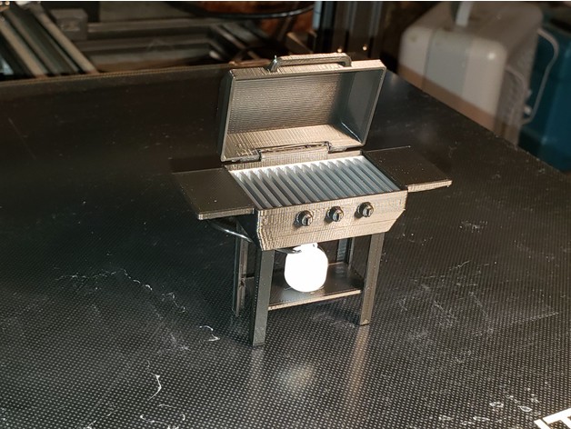 Model Gas Grill for Dioramas by Angrysquirrel | Download free STL model ...