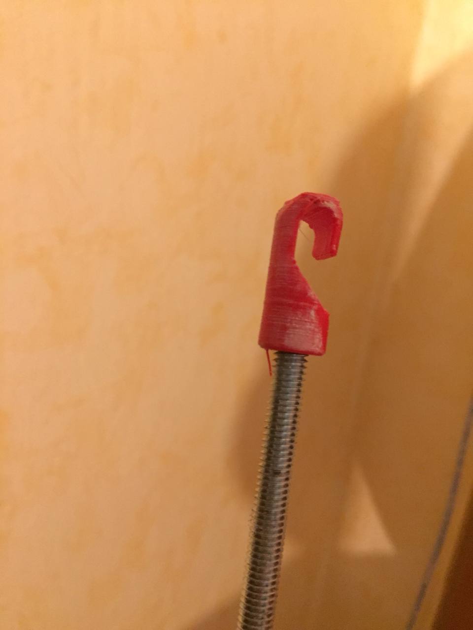 Hook for M3, M4, M5, M6 and M8 rods by danielkrah | Download free STL ...