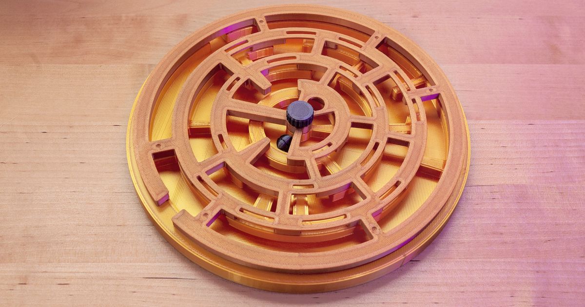 Rotating Double Maze by Jay | Download free STL model | Printables.com
