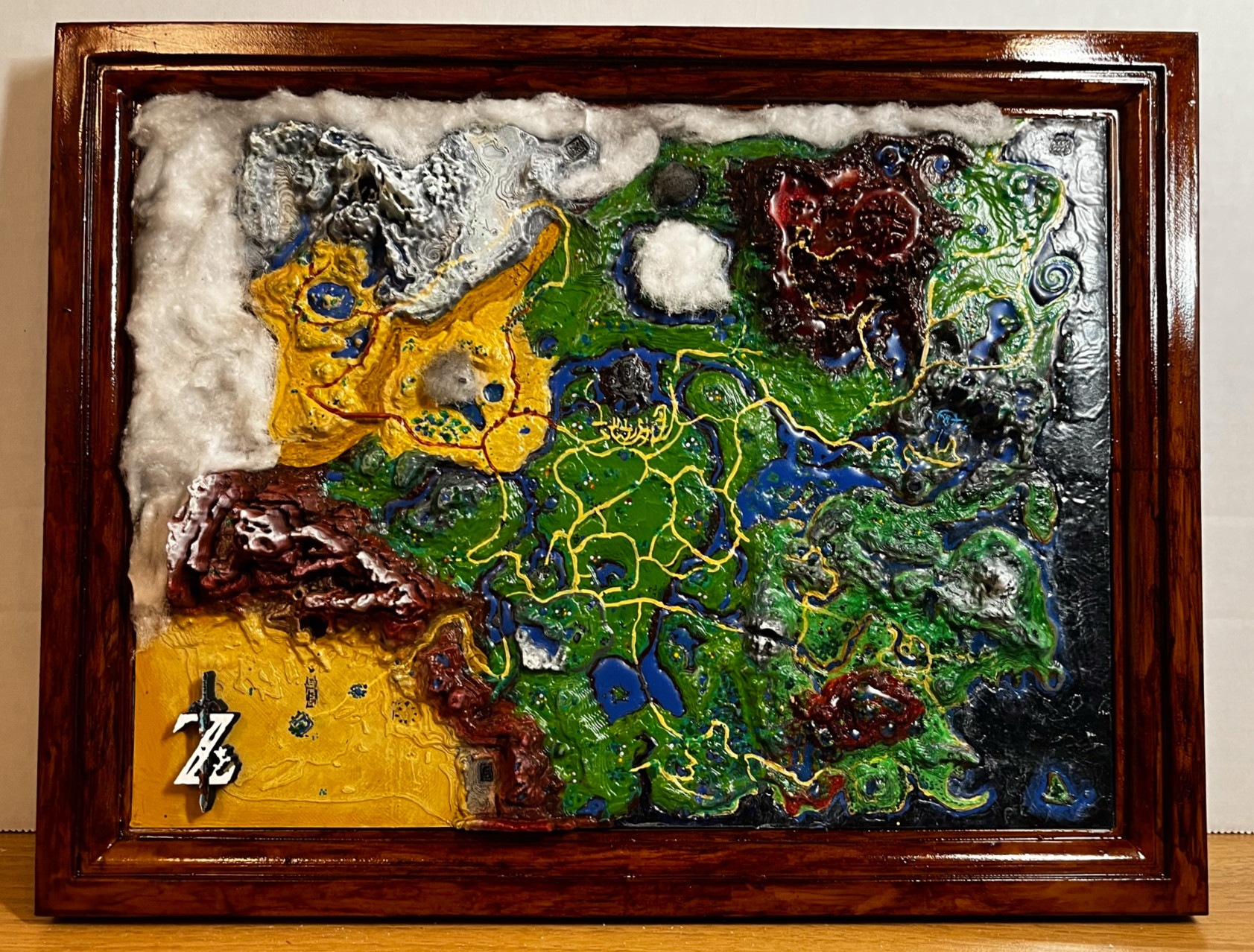 BOTW Hyrule map with frame by Jakku Salvage | Download free STL model ...