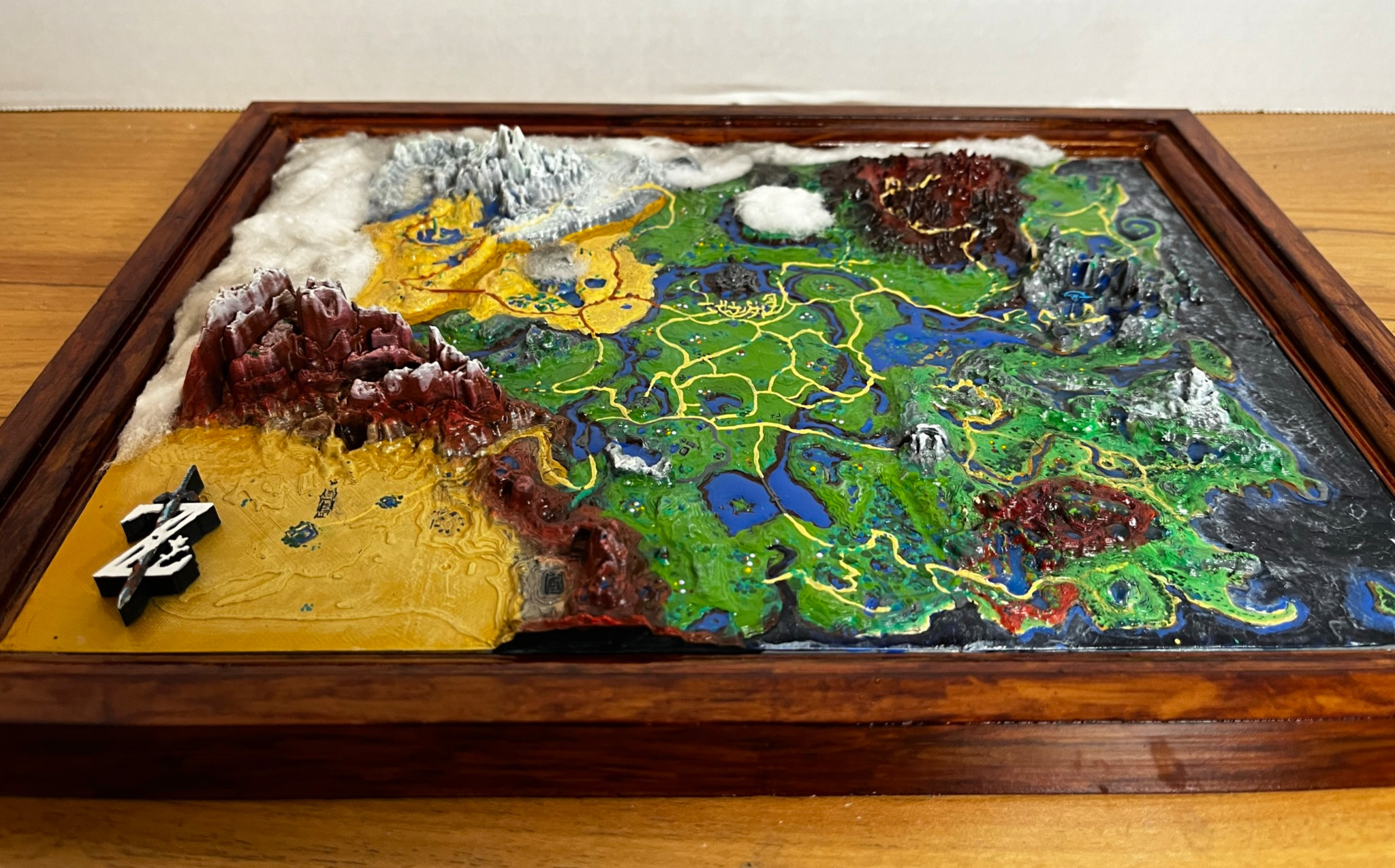 BOTW Hyrule map with frame by Jakku Salvage | Download free STL model ...