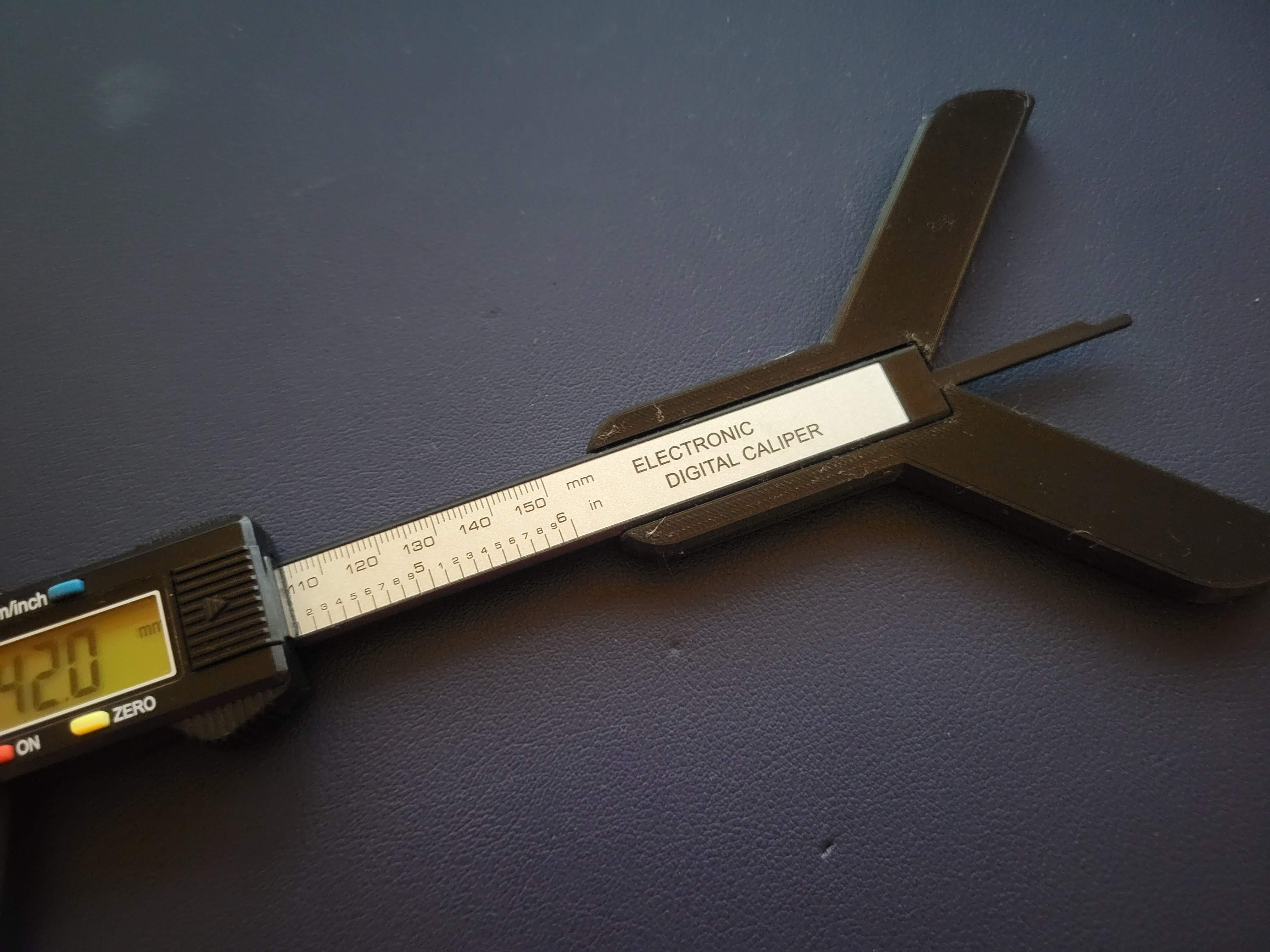Caliper Radius Gauge with Larger Blade Cavity by Scotty7642 | Download ...