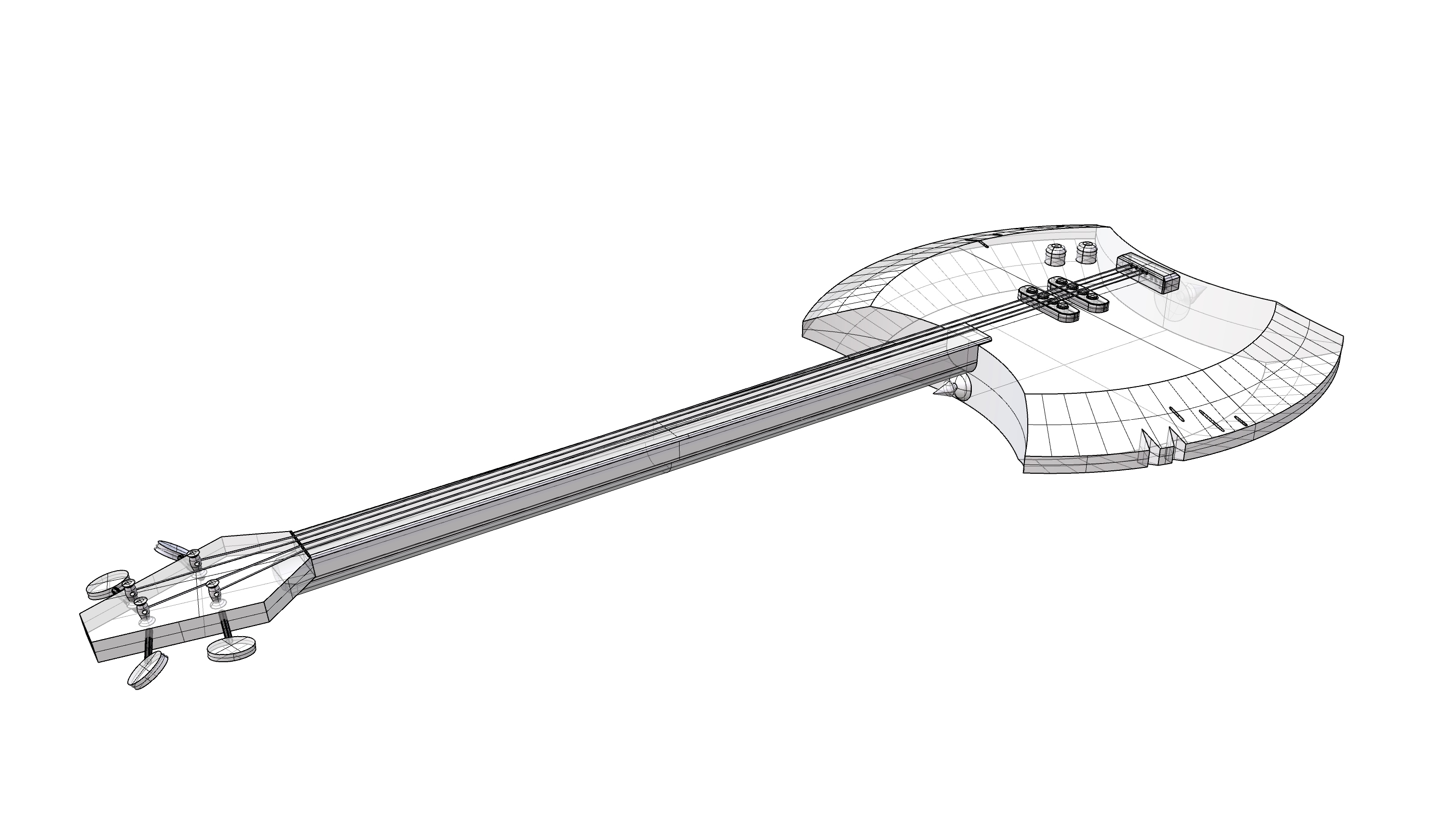 Adventure Time Marceline's Bass Axe by Ubermeisters | Download free STL ...