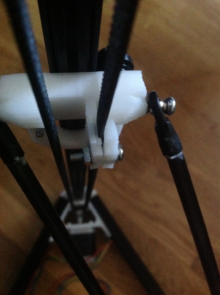 Parameterized Vertical Carriage for Kossel by Chillance | Download free ...