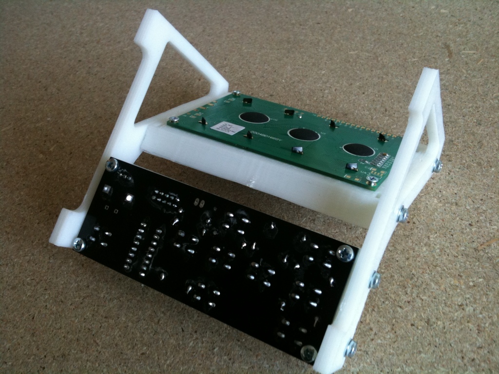 Stand with RepRapWorld's KeyPad and LCD Display by Chillance | Download ...