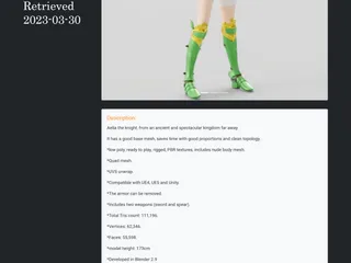 Aelia Character Preview by Books | Download free STL model | Printables.com